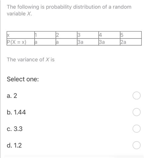 Image result for Variance of Random Variable Probability Distribution