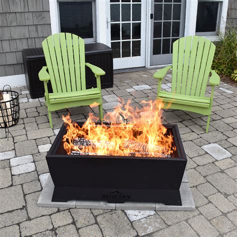 Image result for Rectangular Outdoor Fire Pit