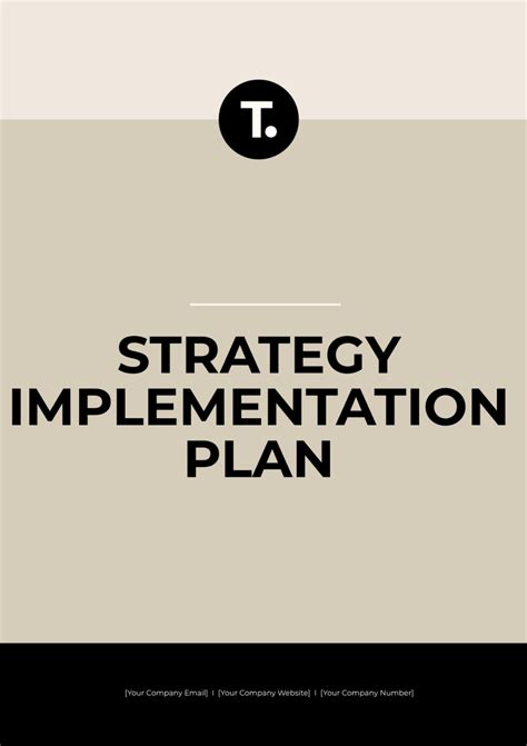 Image result for Strategy Implementation Plan Template
