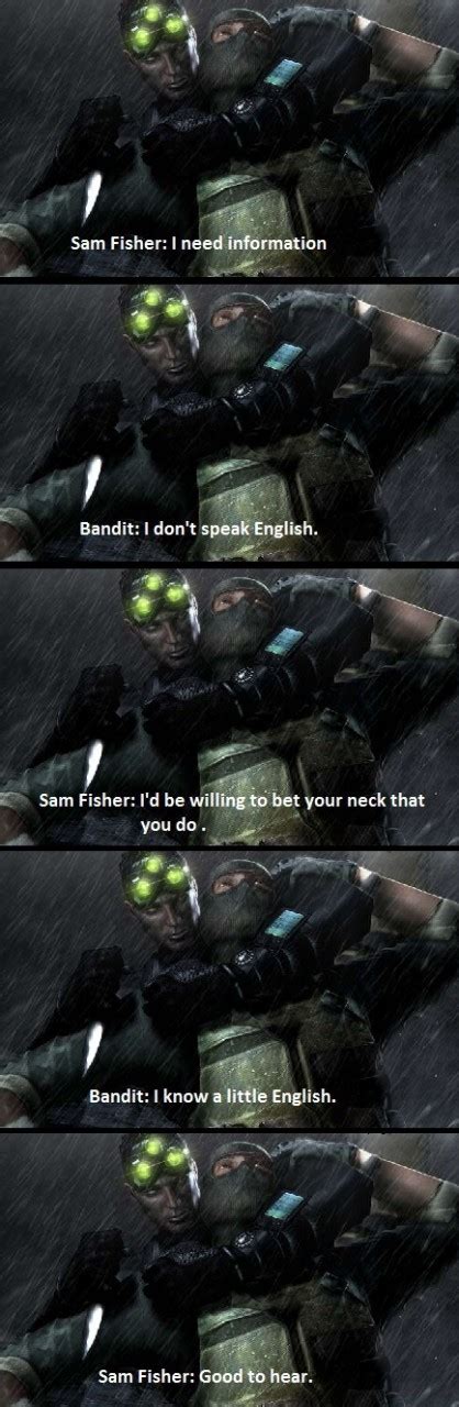 Image result for Splinter Cell Meme