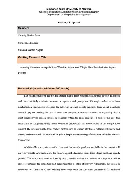 Image result for Concept Paper Project Proposal Example