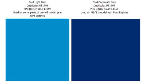 Image result for Ford Paint Color Chart