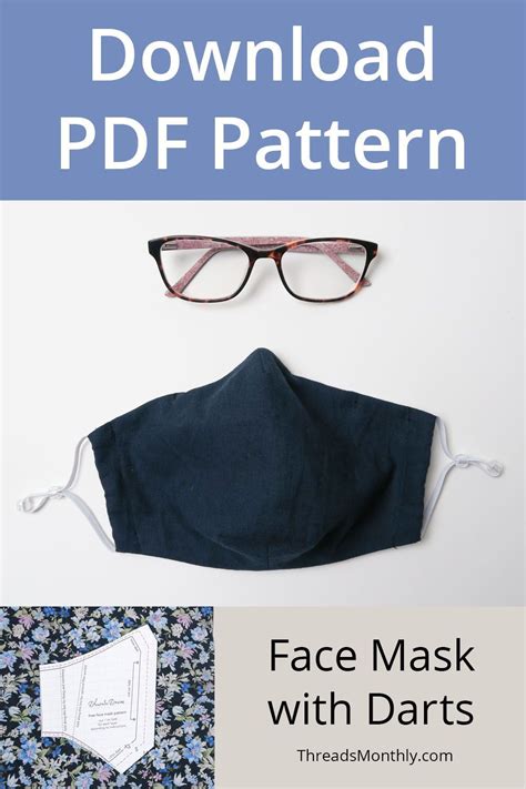 Image result for 5 Dart Face Mask Pattern