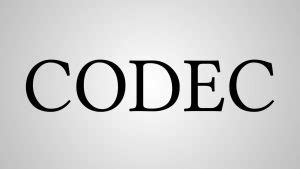 Image result for Codec Purpose