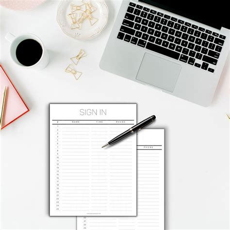 Image result for Sign Out Form