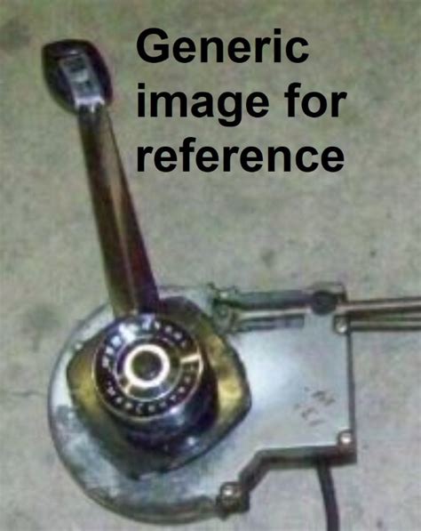 Image result for Mercruiser Control Box Shifter Removal