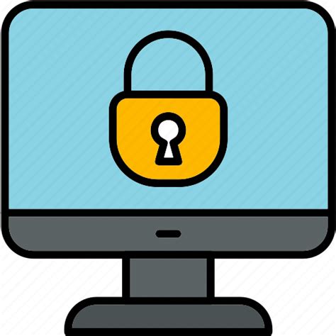 Image result for Computer Witha Lock Icon