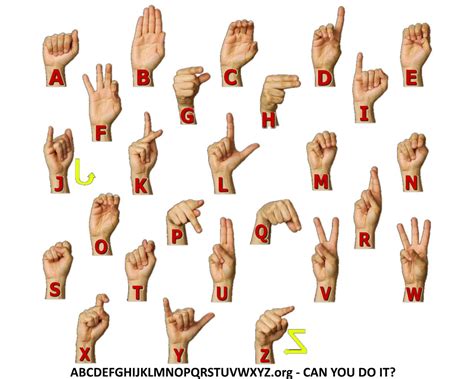 Image result for Sign Language Alphabet