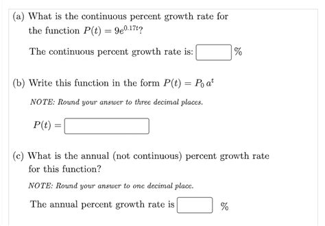 Image result for Continuous Growth Rate Formula
