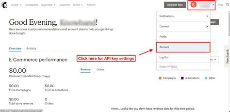 Image result for How to Get MailChimp API Key