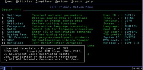 Image result for Mainframe Computer Screen