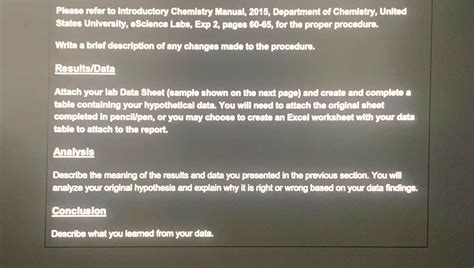 Image result for Lab Report DataTable