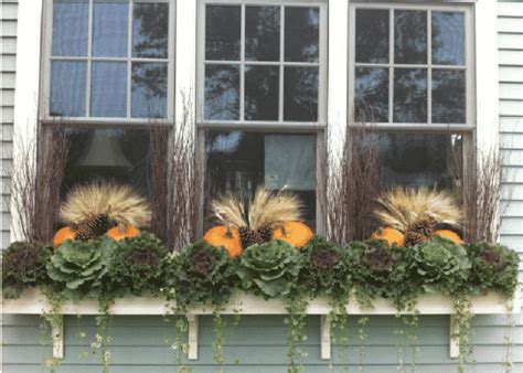 Image result for Fall Window Box Decorating