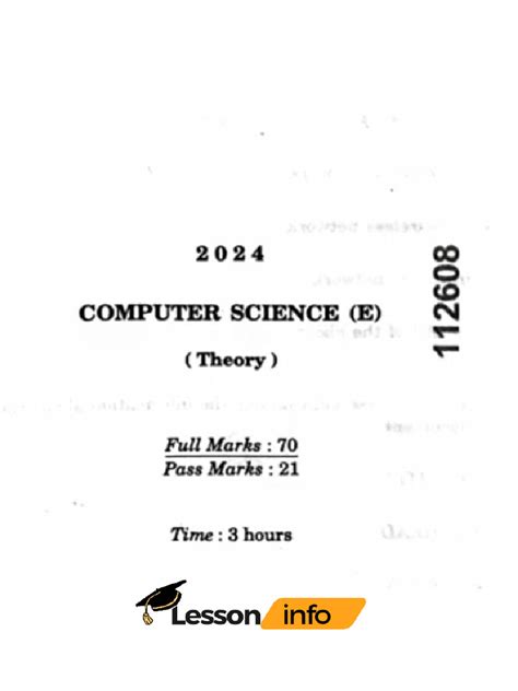 Image result for Computer Science Paper 2024