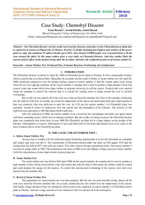 Image result for Chernobyl Disaster Case Study