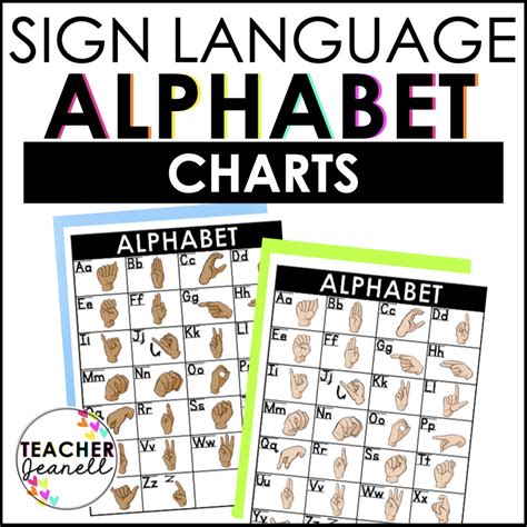 Image result for Sign Language Alphabet Chart Printable
