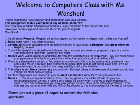 Image result for First Day in Computer Class