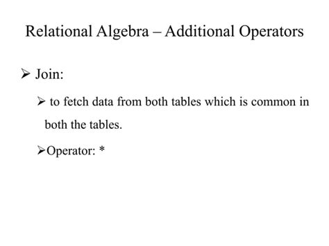 Image result for DBMS Relational Algebra