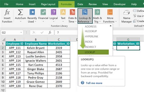 Image result for Excel Lookup Function