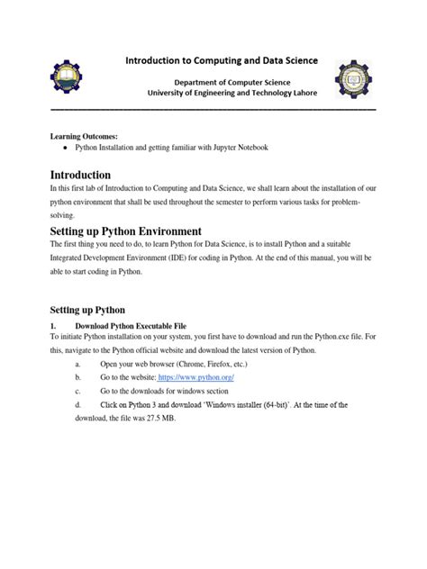 Image result for Python Lab Manual PDF