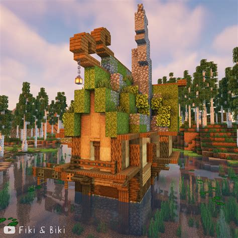 Image result for Minecraft Autumn Cottage Tutorial