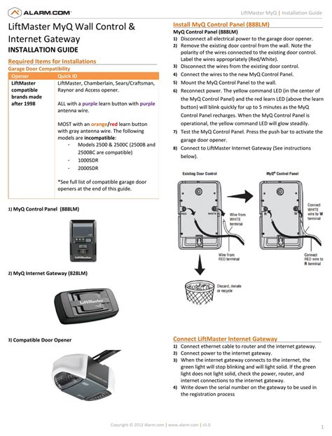 Image result for Chamberlain Keypad Compatibility Chart