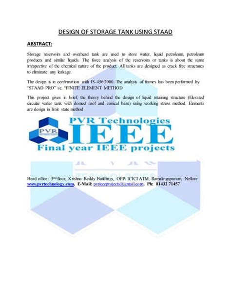 Image result for Tank Design Using Staad