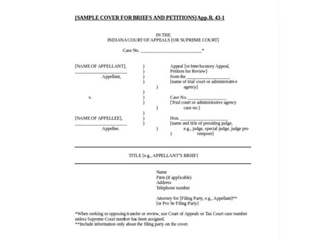 Image result for Legal Brief Format Example