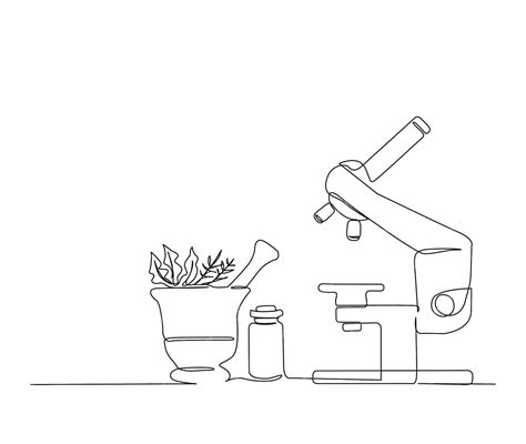 Image result for Microscope Line Art