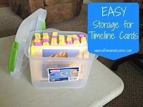 Image result for Classical Conversations Timeline Cards Storage