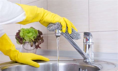 Image result for How to Clean Kitchen Faucet