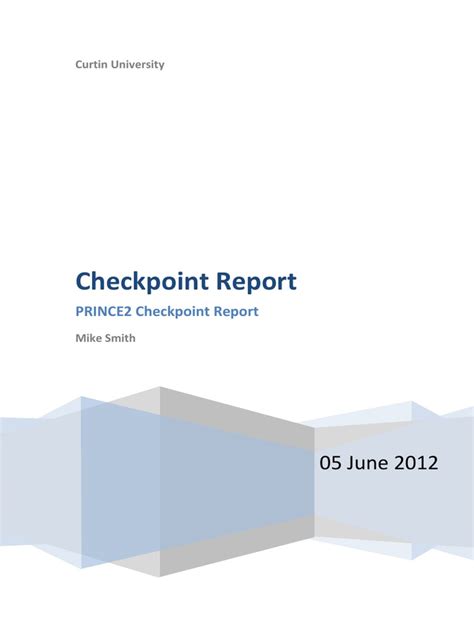 Image result for Checkpoint Report
