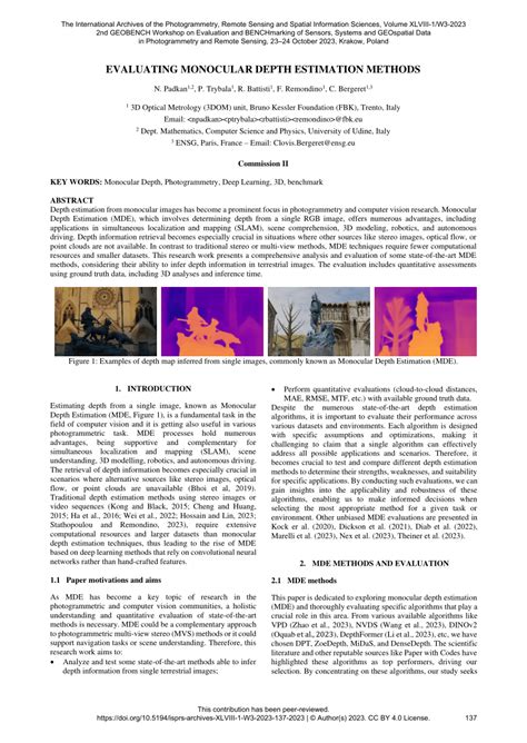 Image result for Depth Estimation in Computer Vision