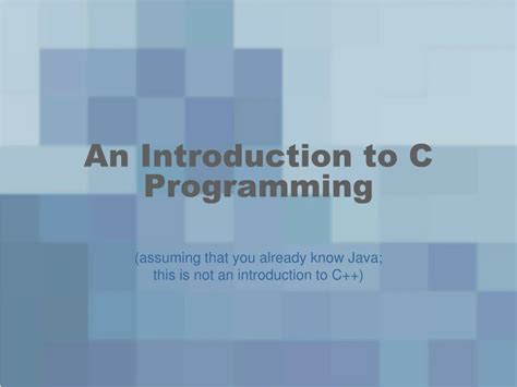 Image result for Introduction to C Programming PowerPoint