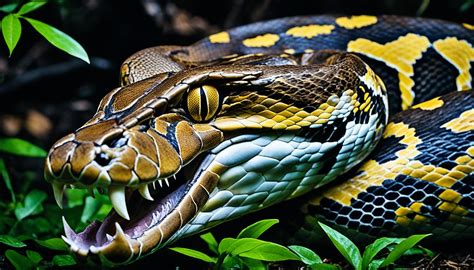 Image result for Reticulated Python Eating a Human