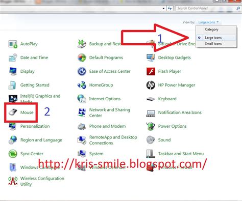 Image result for Control Panel Mouse Settings