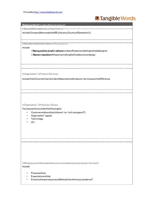 Image result for Design Brief Examples