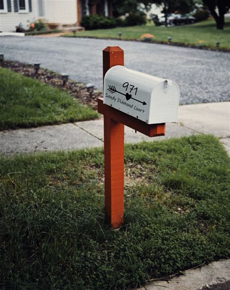 Image result for Custom House Numbers Mailbox