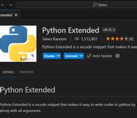 Image result for Using Extensions for Python in vs