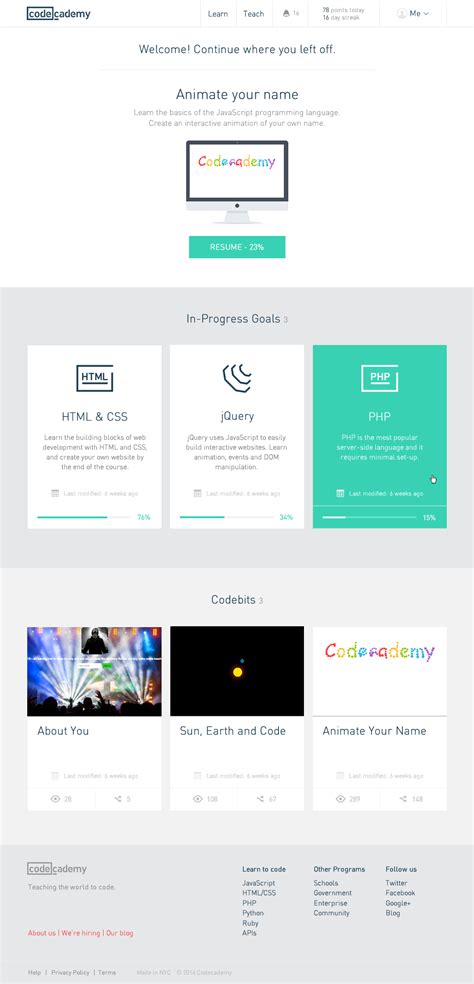 Image result for Code Academy Lesson