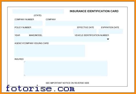 Image result for Auto Insurance Card