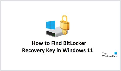 Image result for Win 11 BitLocker Recovery Key