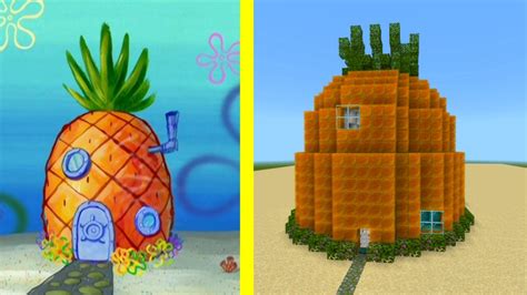 Image result for Spongebob House Minecraft Tutorial