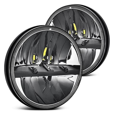 Factory style 7" round LED headlights for Jeep | Pirate 4x4