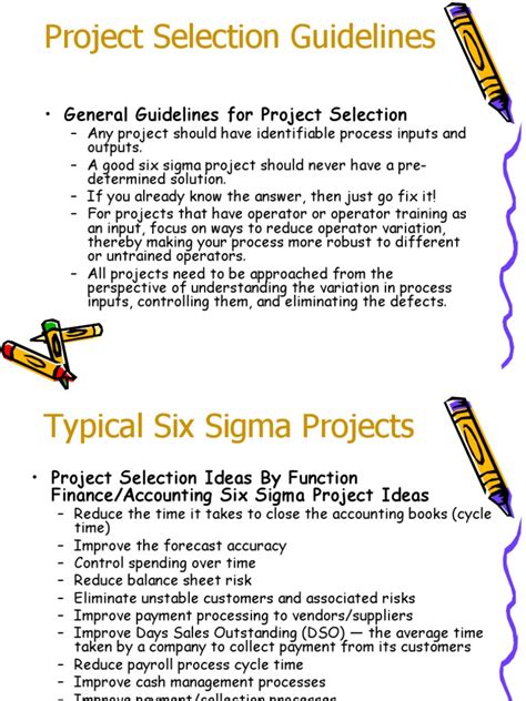 Image result for 6 Sigma Project Selection