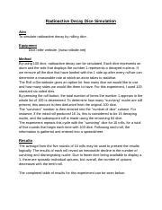 Image result for Radioactive Decay Simulation Python