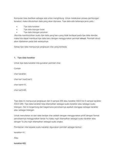 Image result for Tipe Data