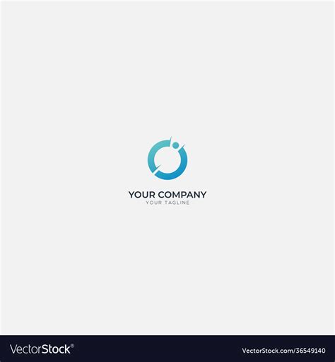 Information system isource out logo technology Vector Image