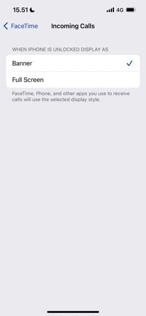 Image result for iOS Incoming FaceTime