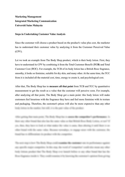 Image result for Customer Value Analysis Steps